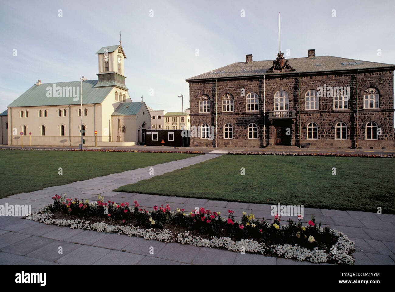 Elk125 4175 Iceland Reykjavik Alting Parliament Building 1881 Stock ...