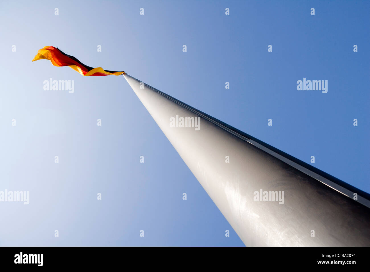 German flag pole hi-res stock photography and images - Alamy