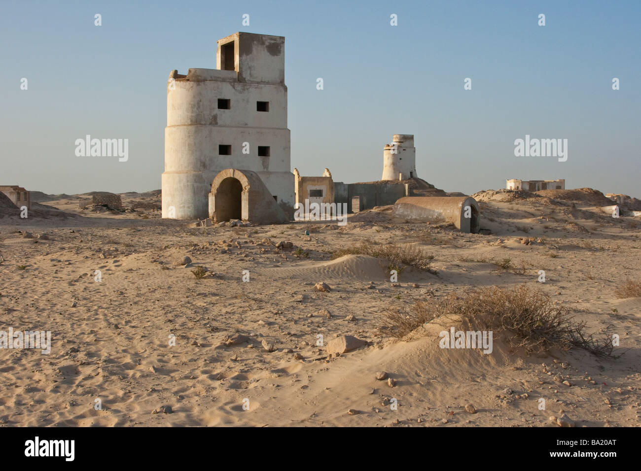 Abandon French Colonial Fort in Nouadhibou Mauritania Stock Photo - Alamy