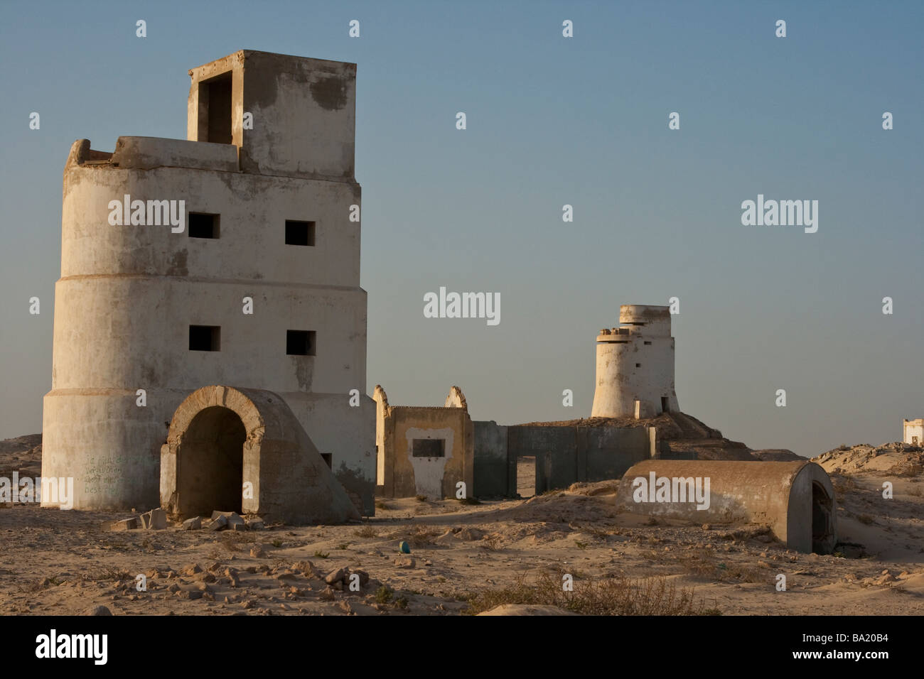 Abandon French Colonial Fort in Nouadhibou Mauritania Stock Photo - Alamy