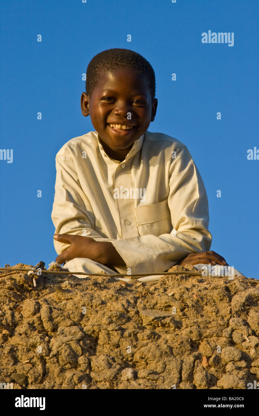 Malian Boy in Djenne Mali West Africa Stock Photo - Alamy