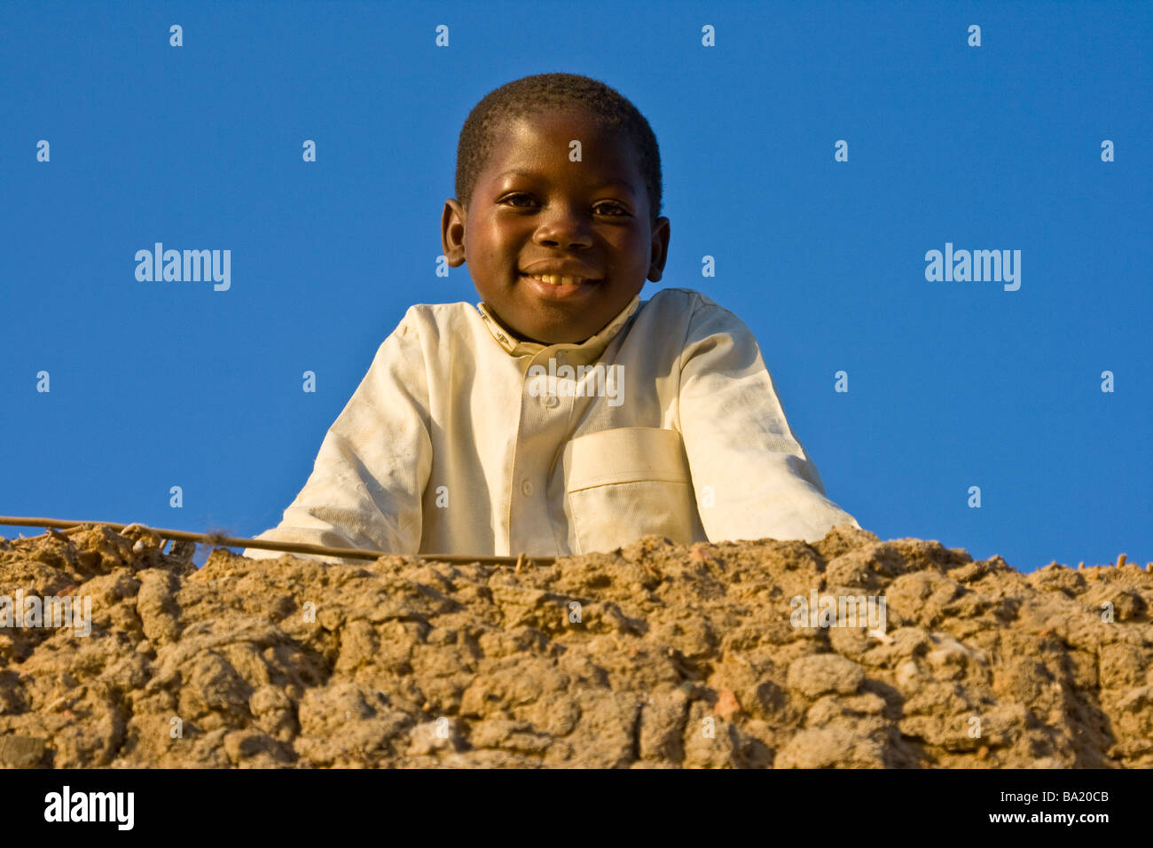 Malian Boy in Djenne Mali West Africa Stock Photo - Alamy