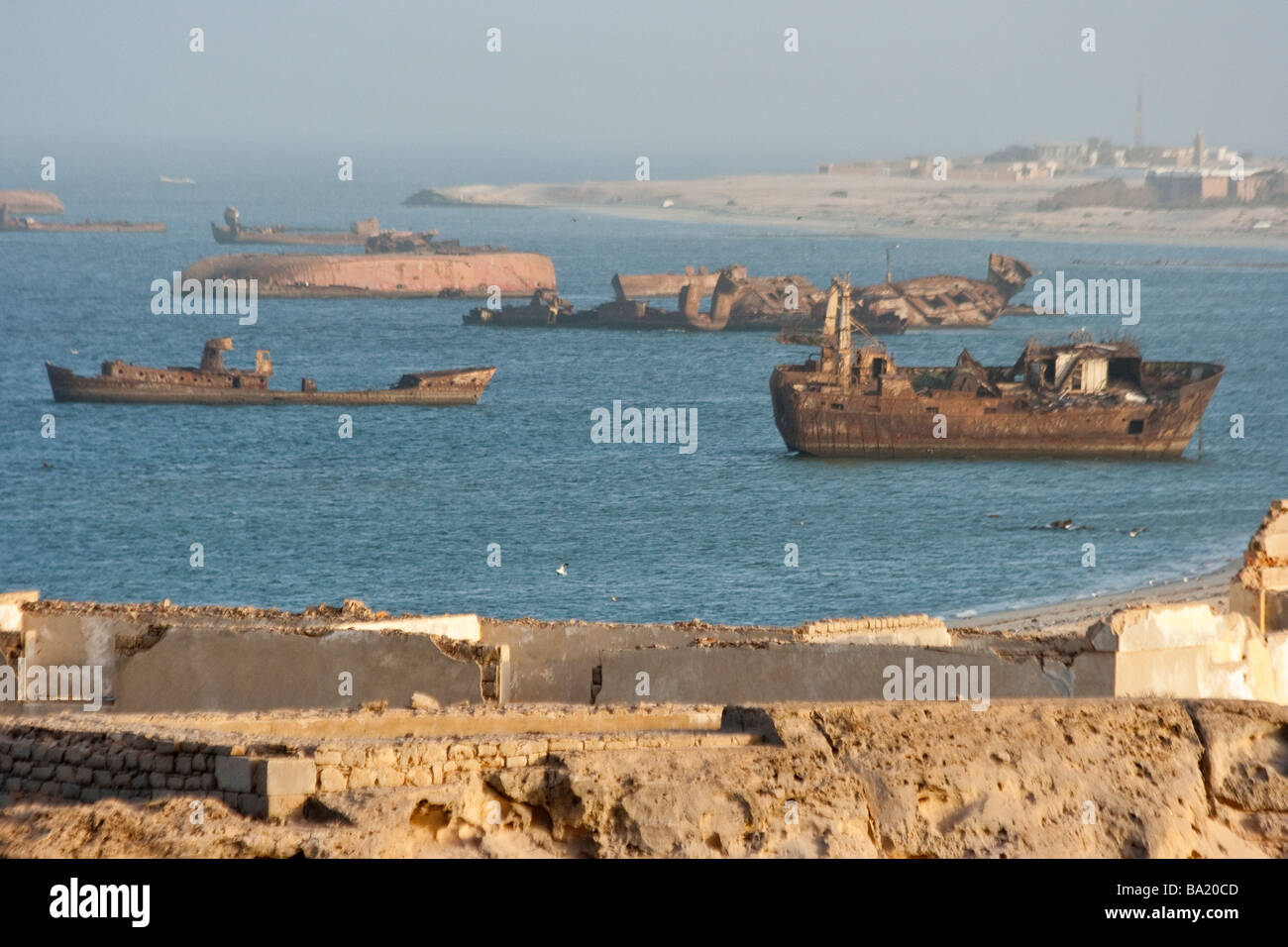 Satellite Ship Graveyard Mauritania