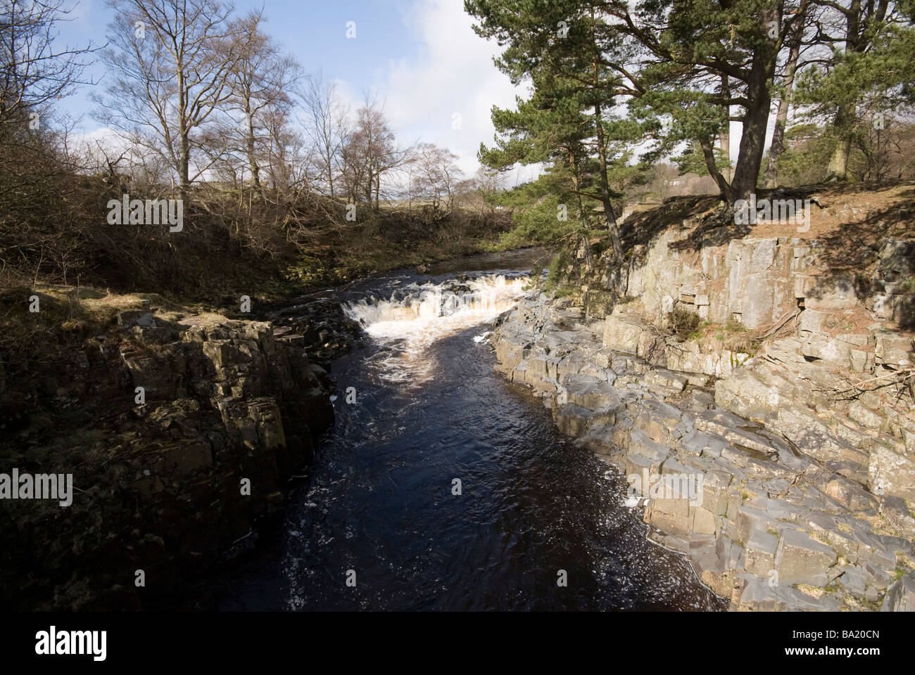 Low Force Waterfall Stock Photo - Alamy
