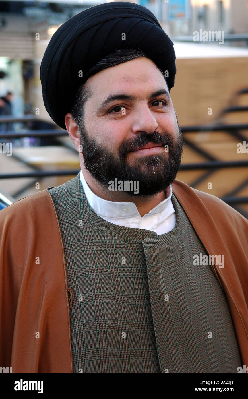 Portrait Mullah in Damascus Stock Photo - Alamy