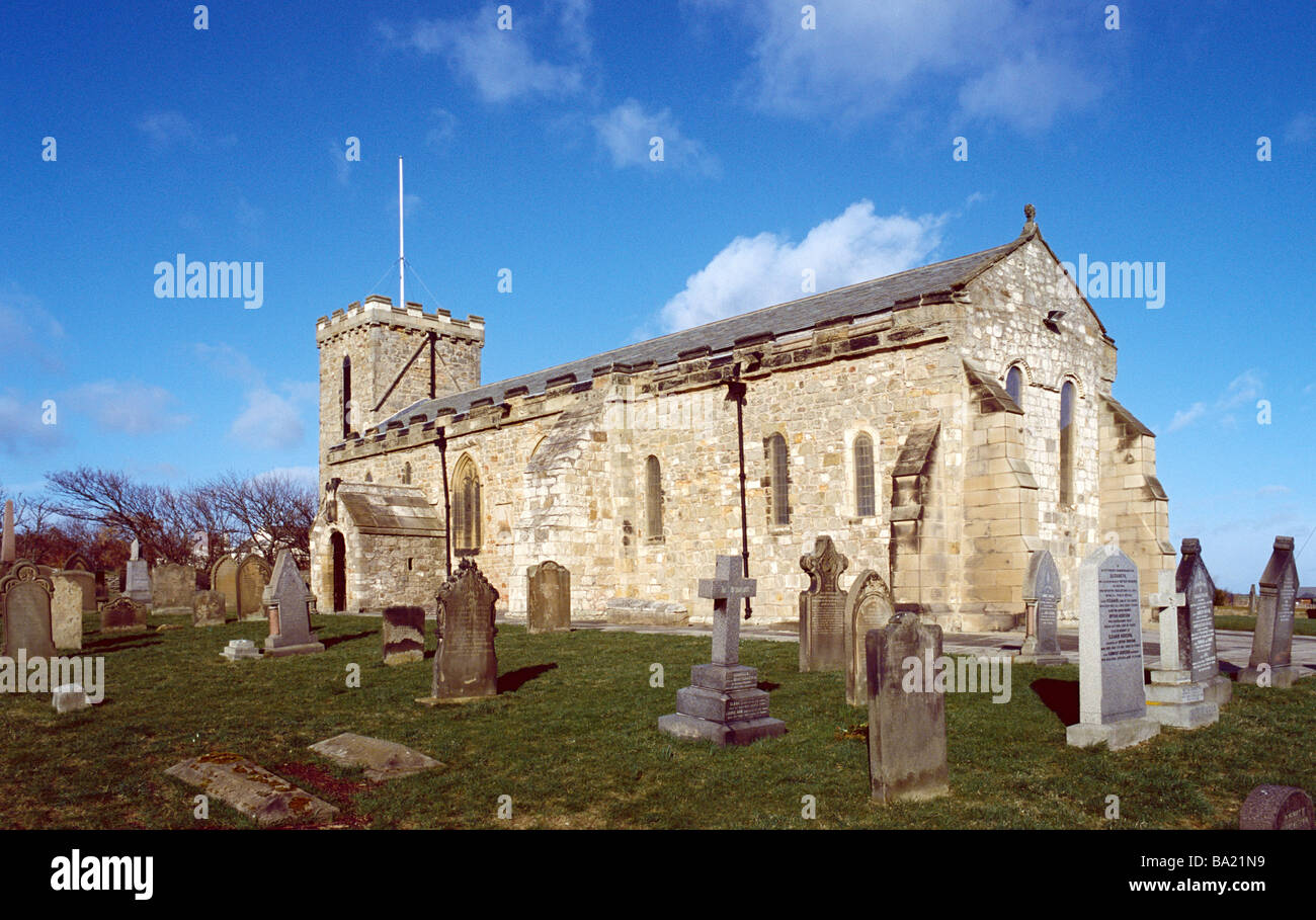 St Mary's church Seaham, north east England, UK Stock Photo - Alamy
