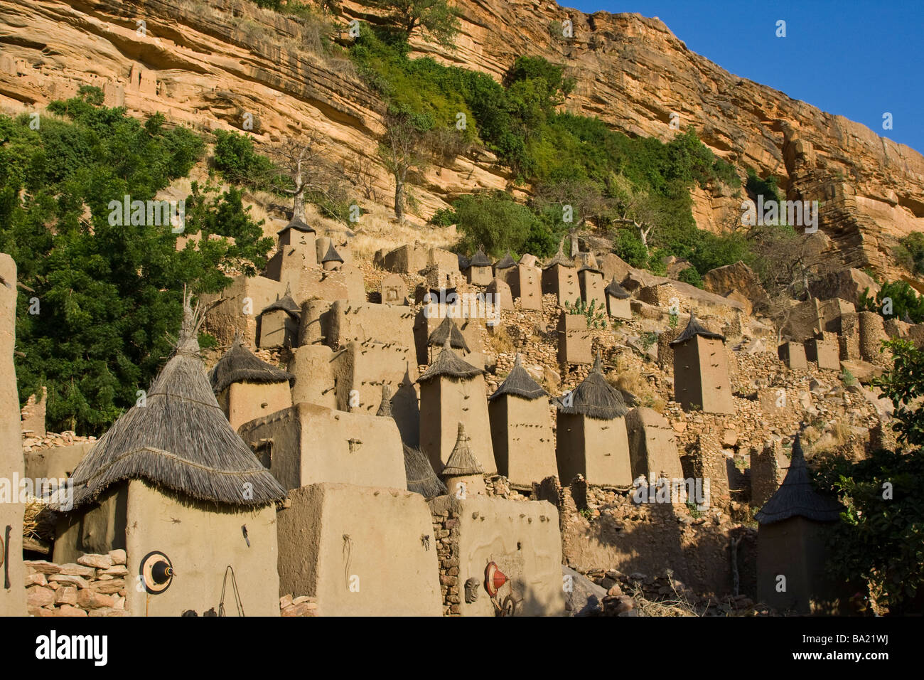 Village in Pays Dogon in Mali Stock Photo, Royalty Free Image: 23402334 ...