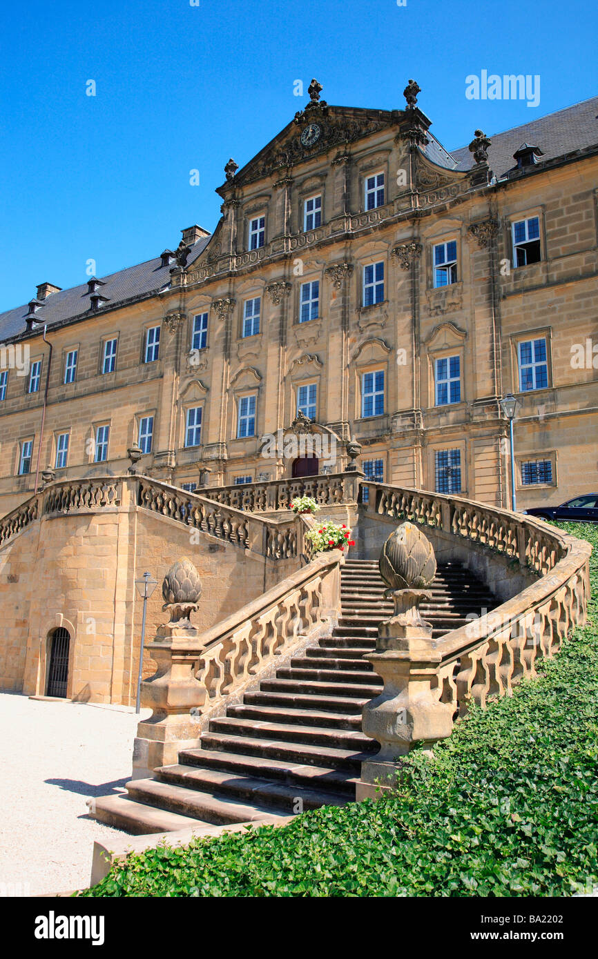Monastery of Banz near Bad Staffelstein Upper Frankonia Bavaria Germany ...