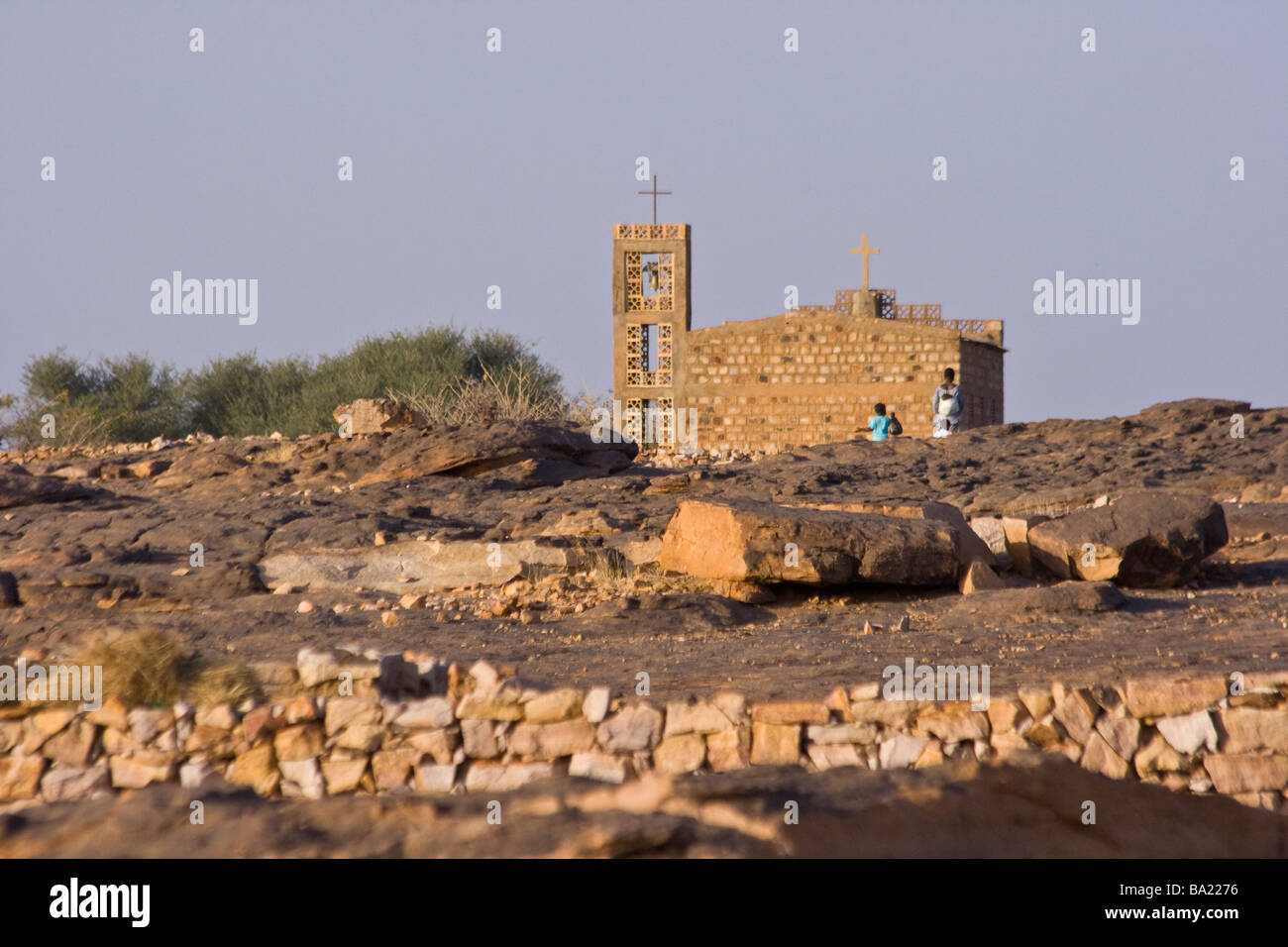Christian Church in Sanga in Pays Dogon in Mali Stock Photo - Alamy