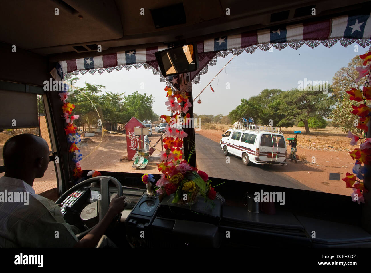 Checkpoint on the Highway in Mali West Africa Stock Photo - Alamy