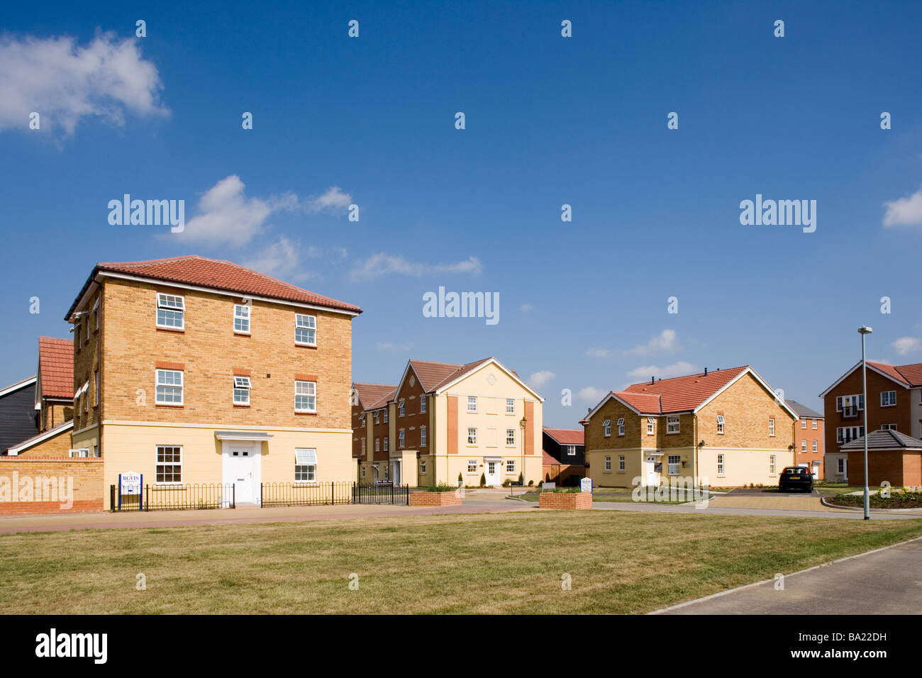 Modern house Kent England Stock Photo - Alamy