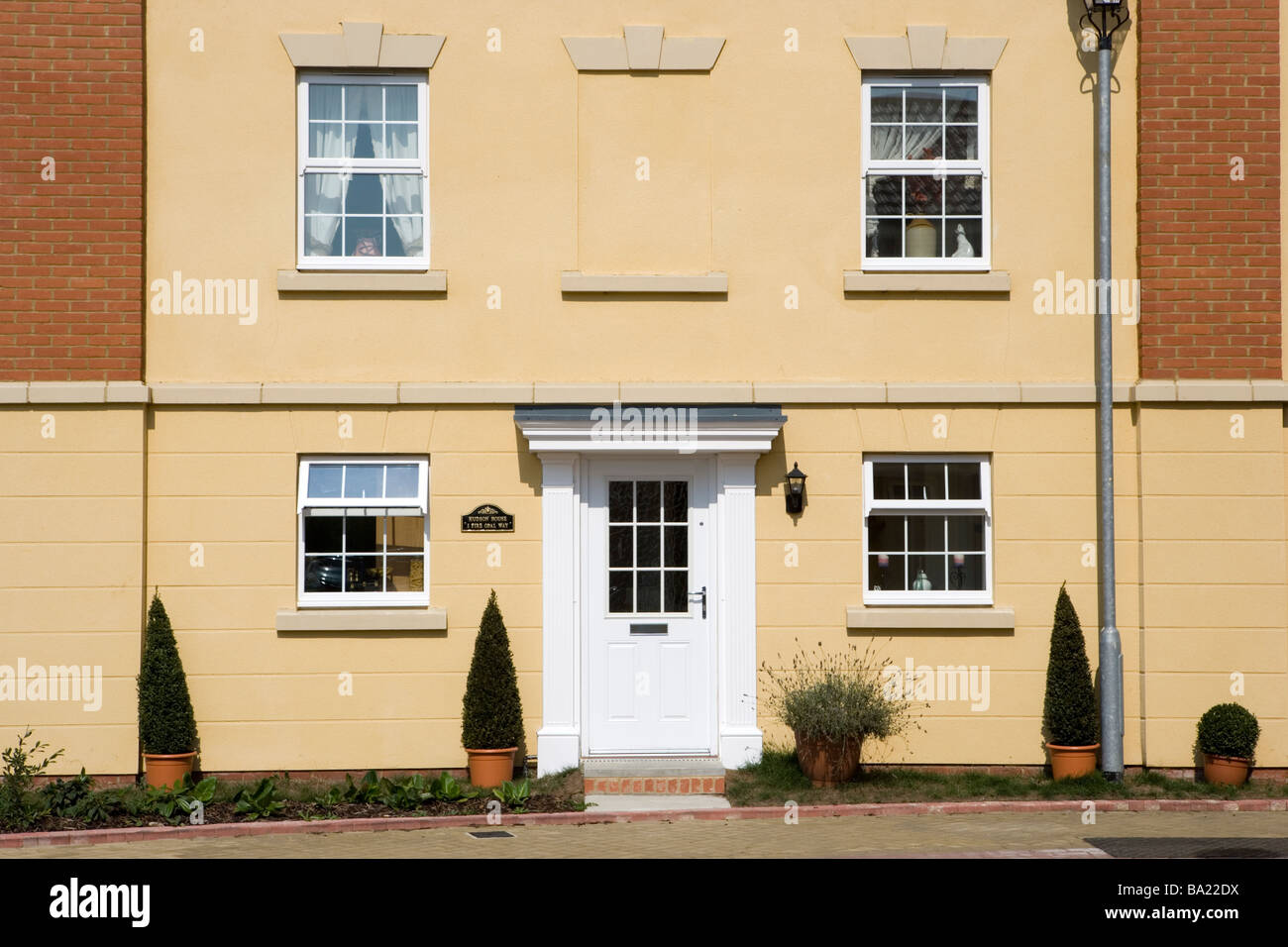 Modern house Kent England Stock Photo - Alamy