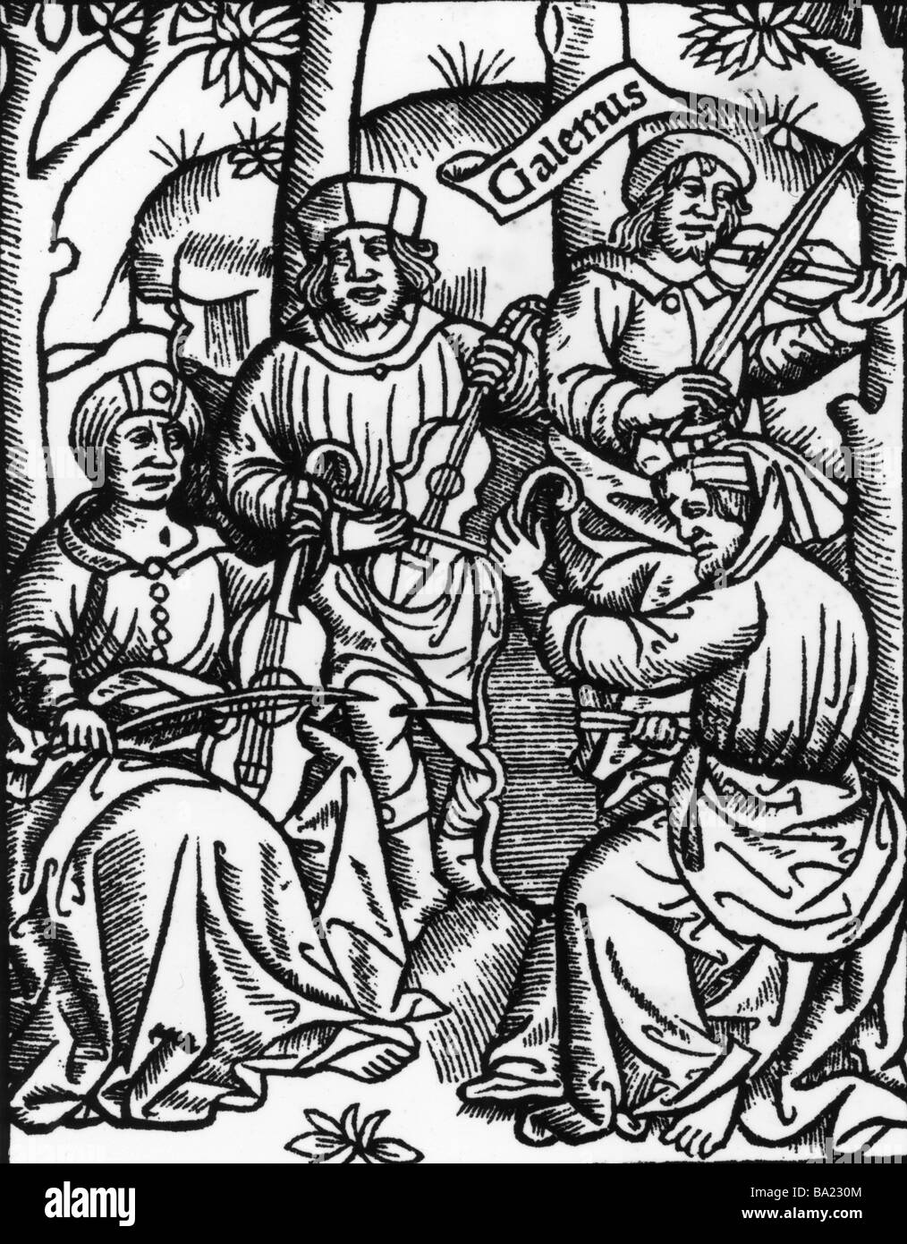 Plato, 427 BC - 347 BC, Greek philosopher, full length, mediaeval ...