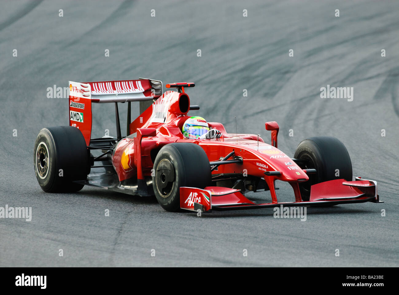 Felipe MASSA in the Ferrari F60 car during Formula One testing sessions ...