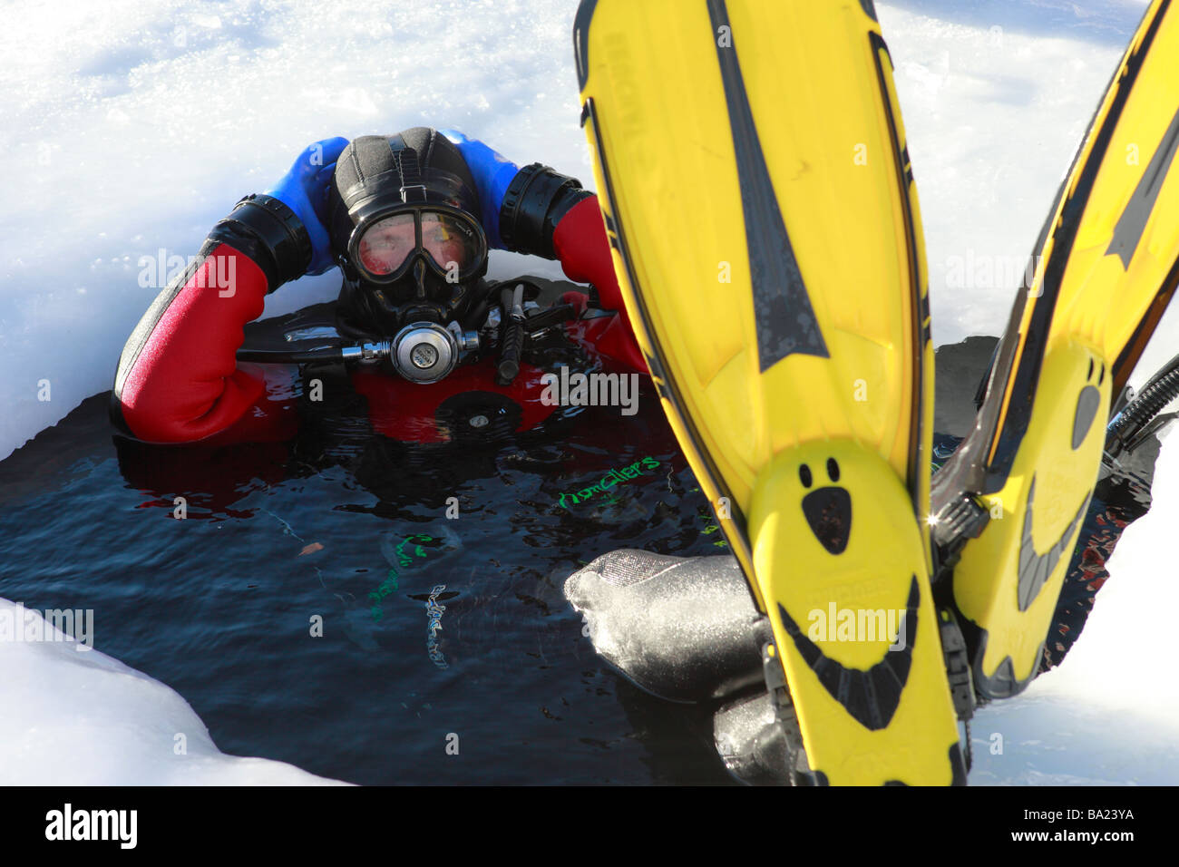 Ice diving alps hi-res stock photography and images - Alamy