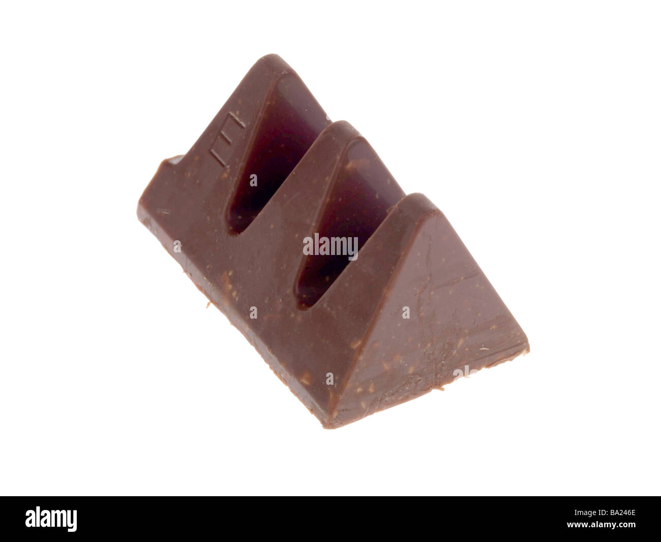 Pieces of Toblerone Stock Photo - Alamy