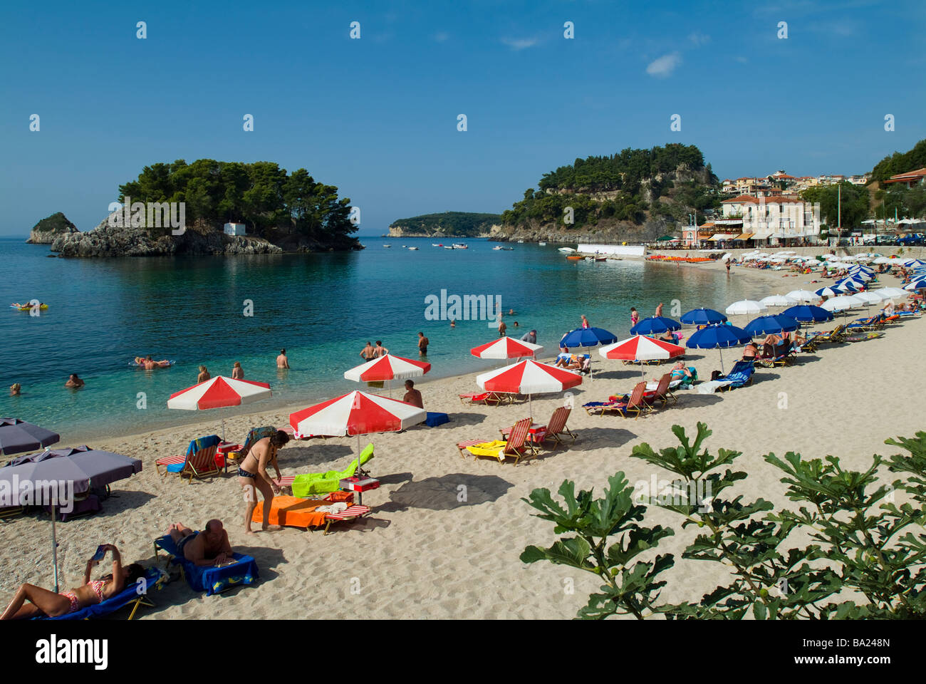 Parga Beach, Parga, Epirus, Greece Stock Photo - Alamy