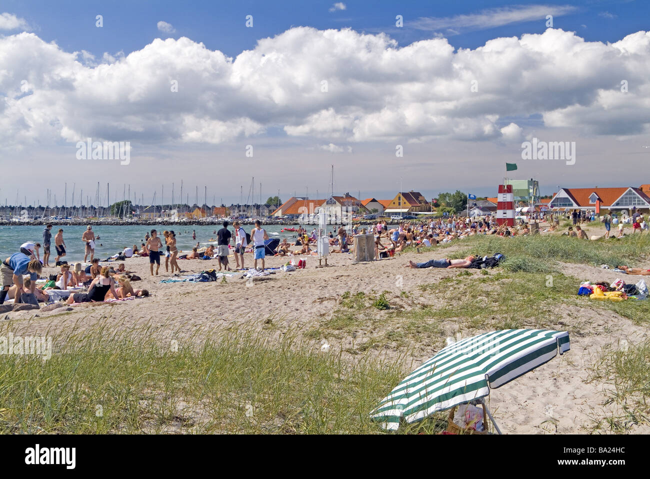 Denmark beach beaches tourists hi-res stock photography and images - Alamy
