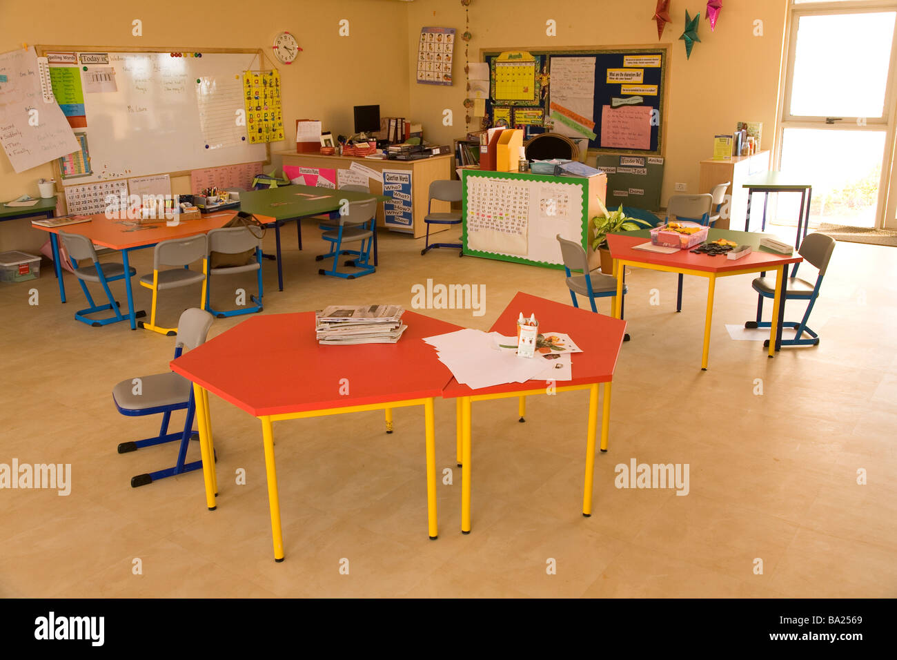 The classroom of an international school in Bangalore, India Stock ...