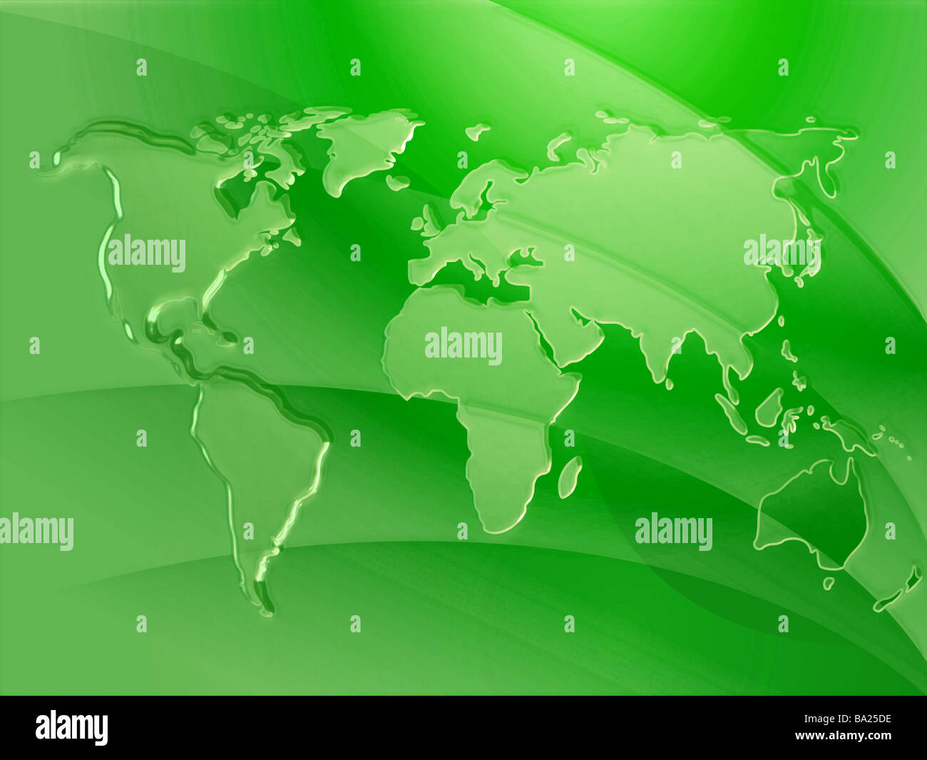 Angled world map hi-res stock photography and images - Alamy