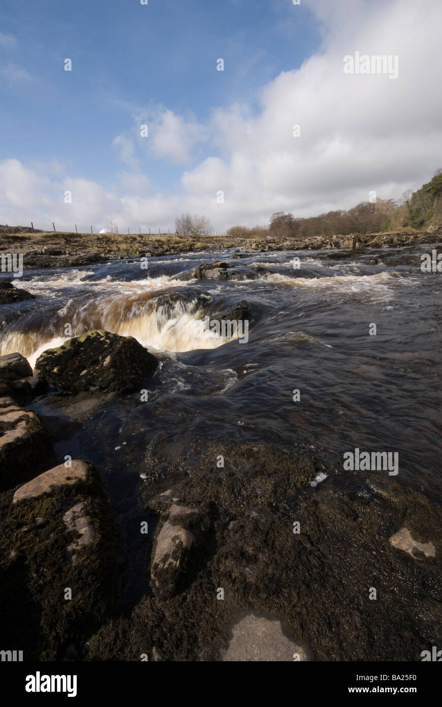 Low Force Waterfall Stock Photo - Alamy