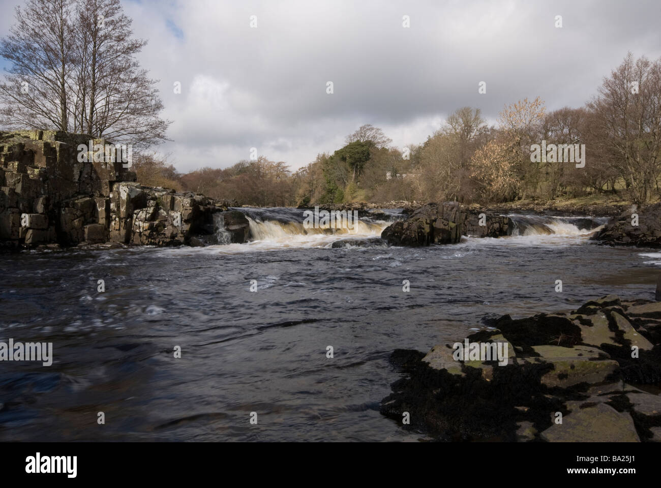 Low Force Waterfall Stock Photo - Alamy
