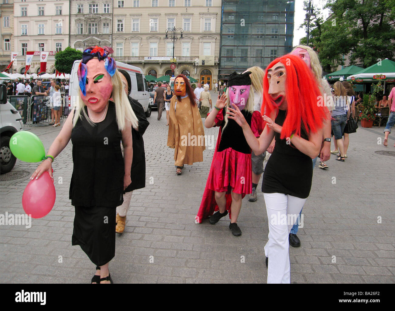 Poland Krakow people Stock Photo - Alamy