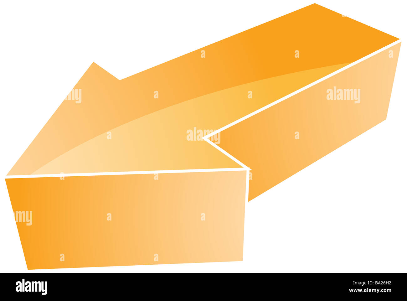 Forward moving arrows pointing left design illustration Stock Photo - Alamy