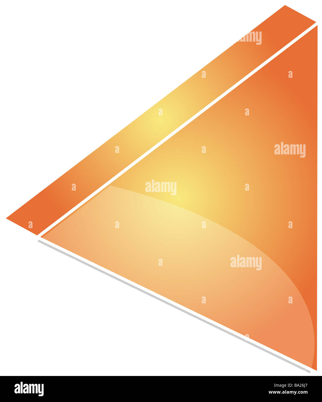 Rewind Audio icon illustration triangle with line Stock Photo - Alamy