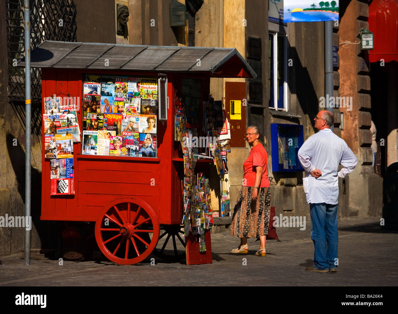 Poland Sienna Street High Resolution Stock Photography and Images - Alamy