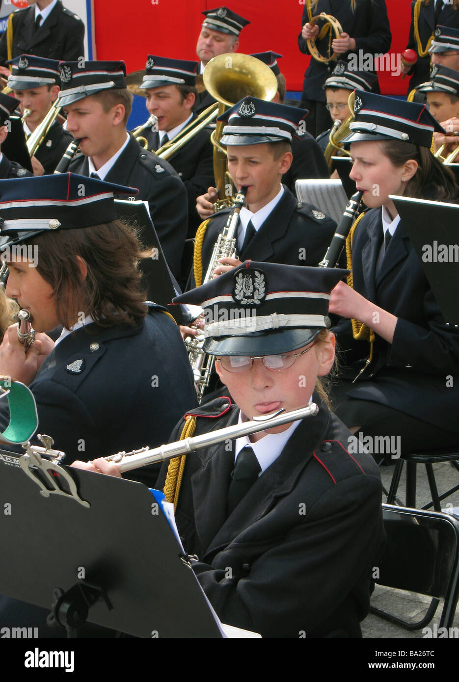 Fire department music band hi-res stock photography and images - Alamy
