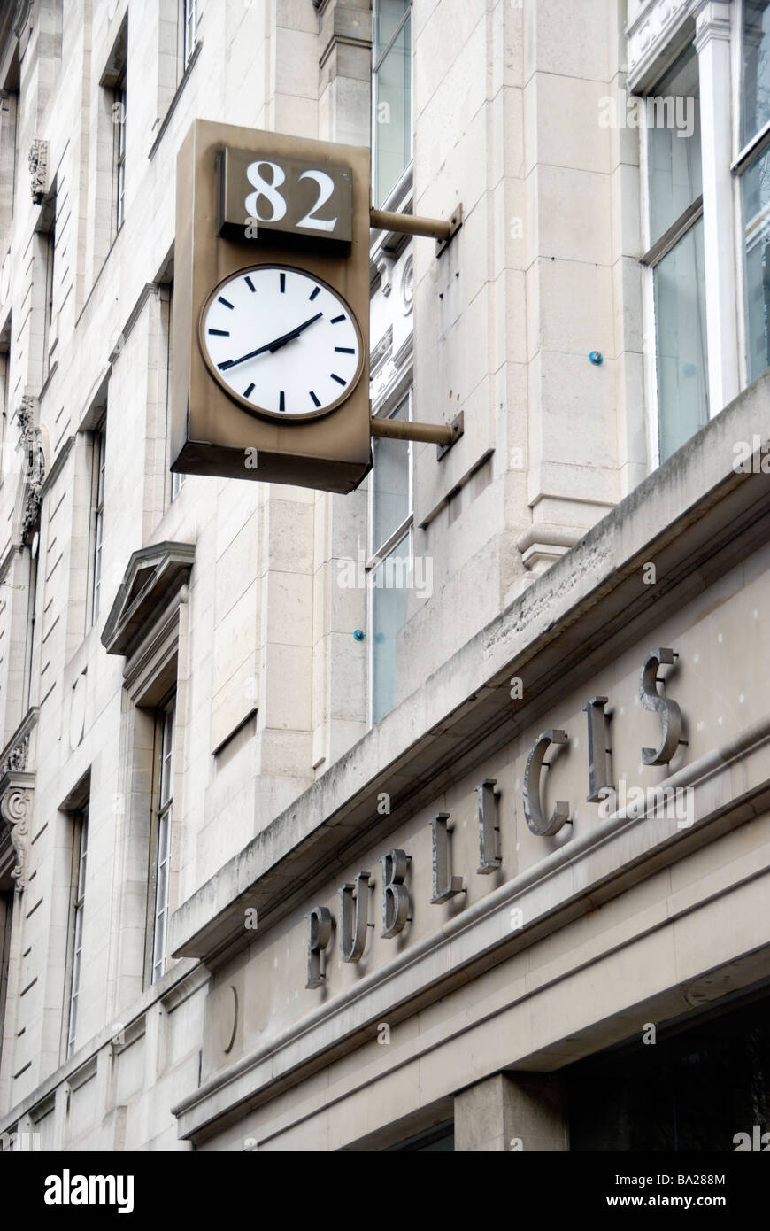 Publicis advertising agency offices in Baker Street London Stock Photo ...