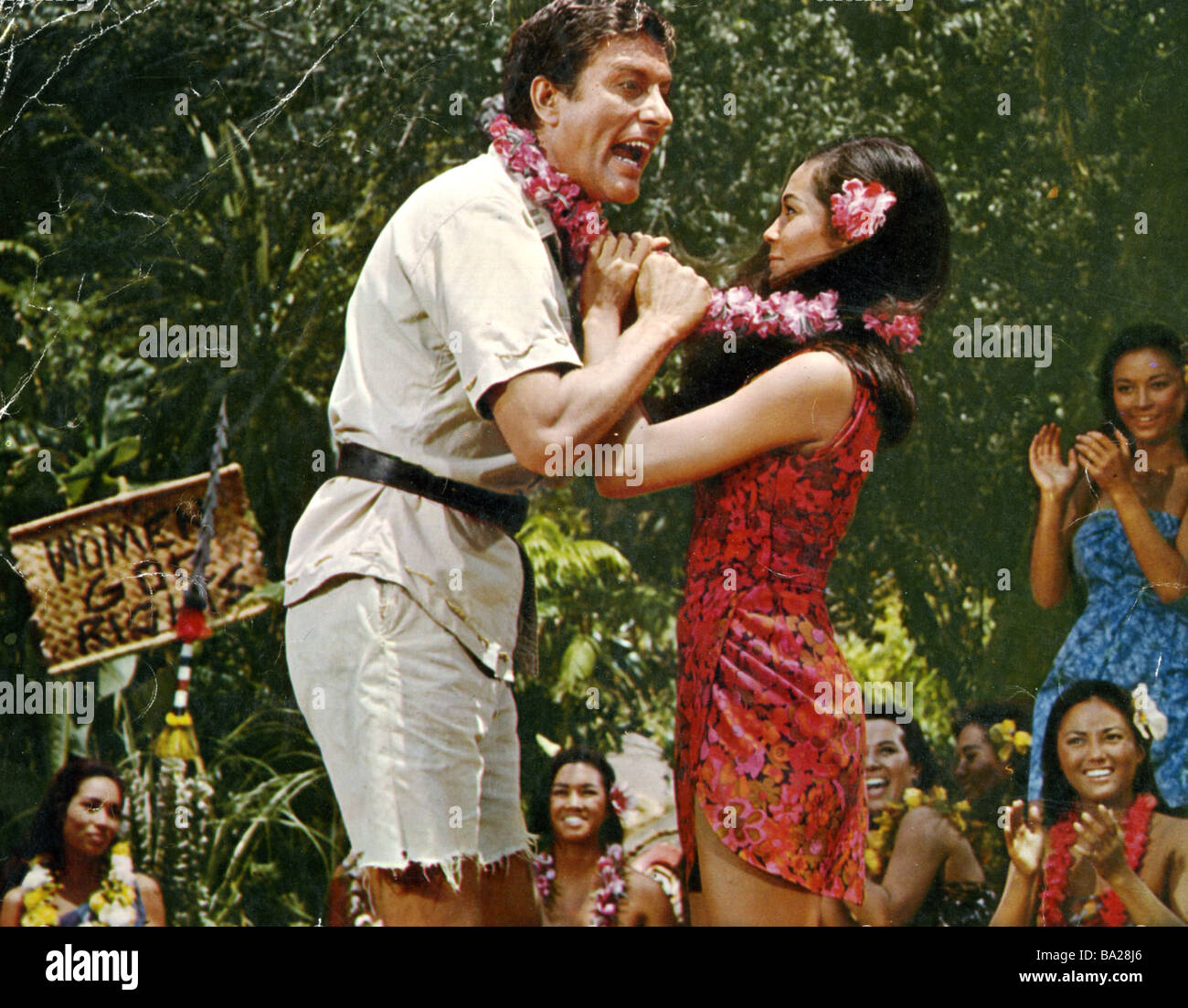 LT ROBIN CRUSOE USN 1966 Walt Disney film with Dick Van Dyke Stock ...