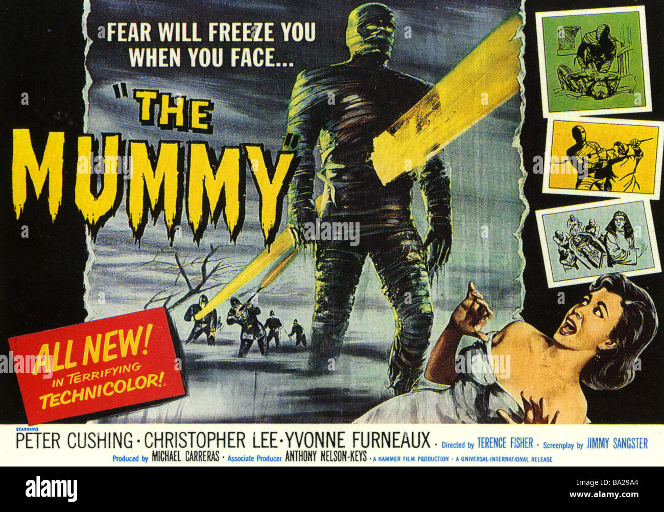 The mummy film poster 1959 hi-res stock photography and images - Alamy