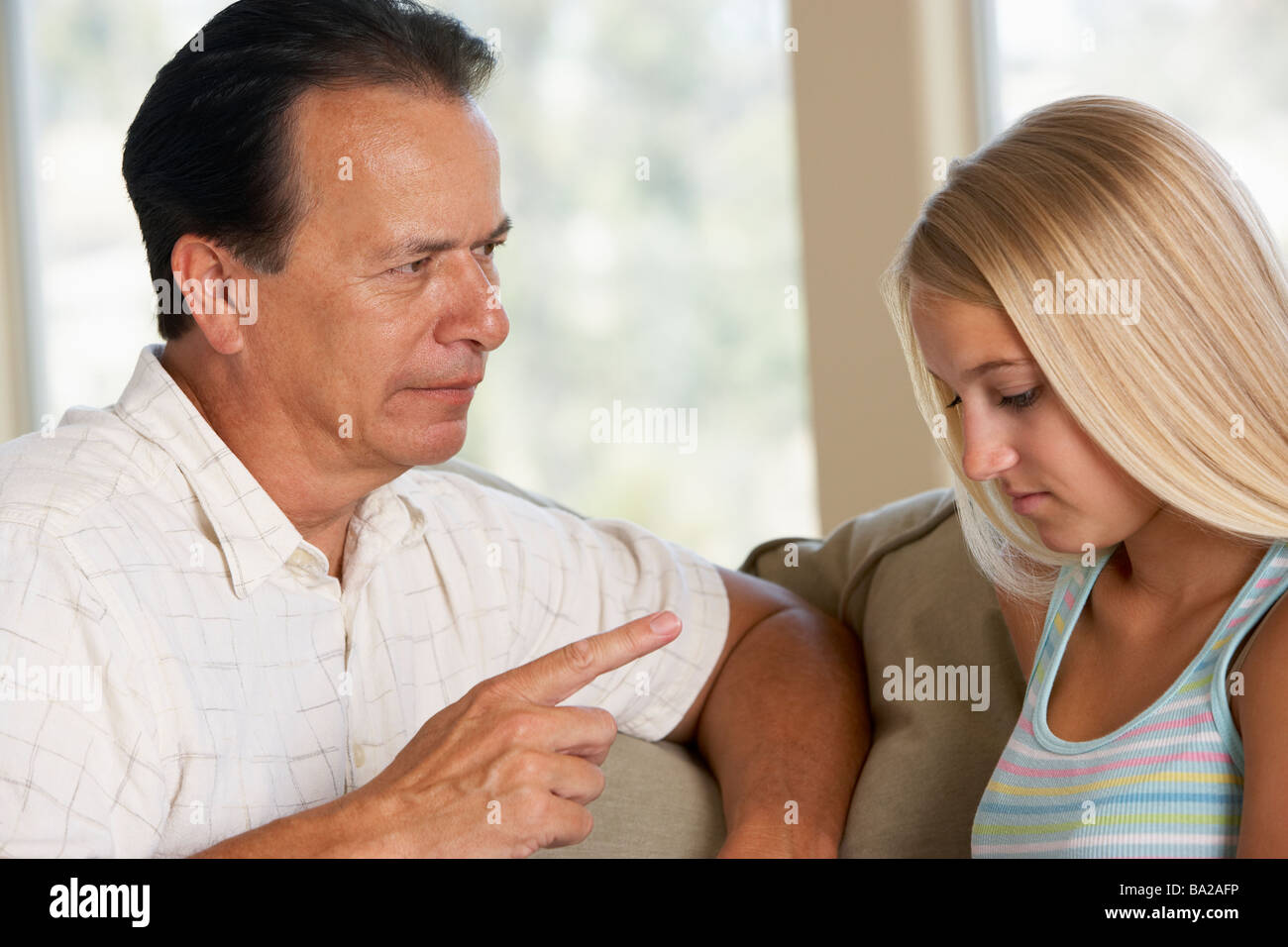 Strict father family hi-res stock photography and images - Alamy