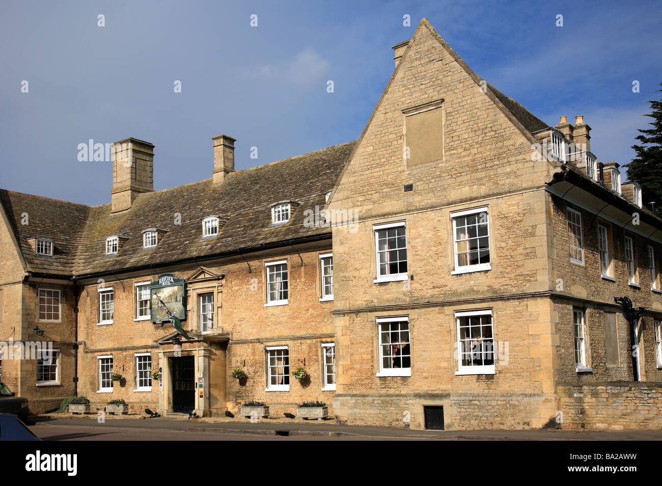 The Stone Built Haycock Hotel Wansford village Cambridgeshire County ...