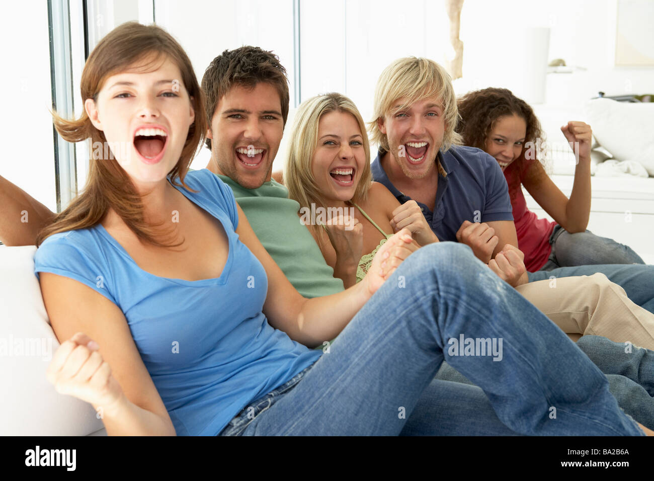 Friends Spending Time Together Stock Photo - Alamy