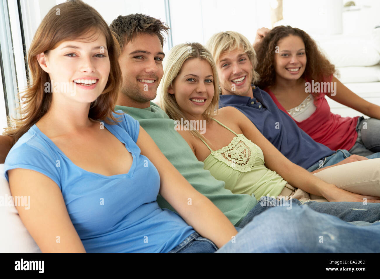 Friends Spending Time Together Stock Photo - Alamy