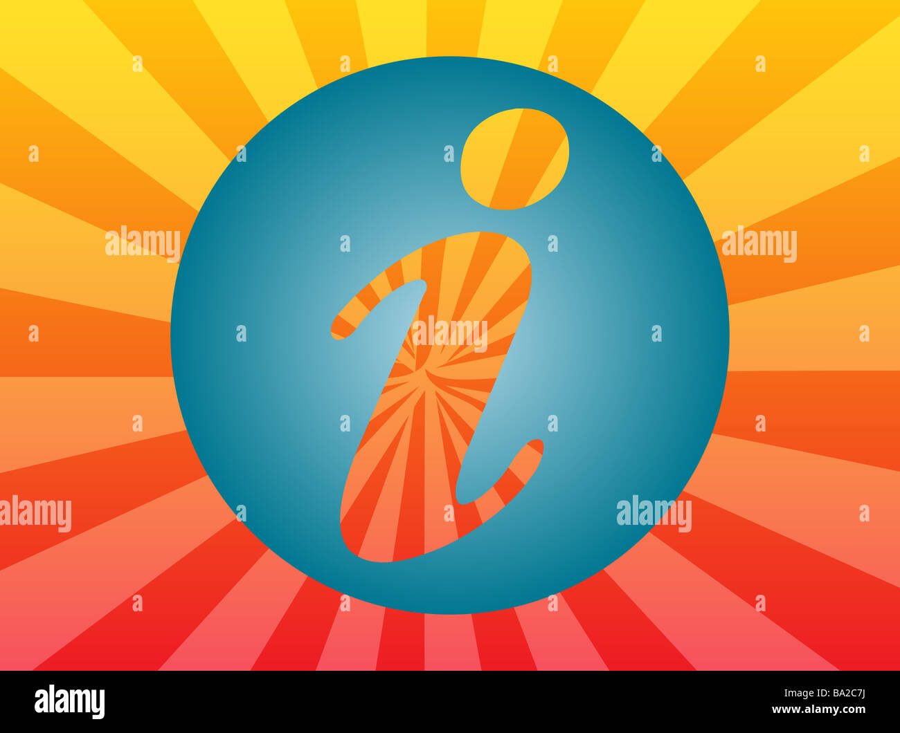 Information symbol used for assistance and tourism Stock Photo - Alamy