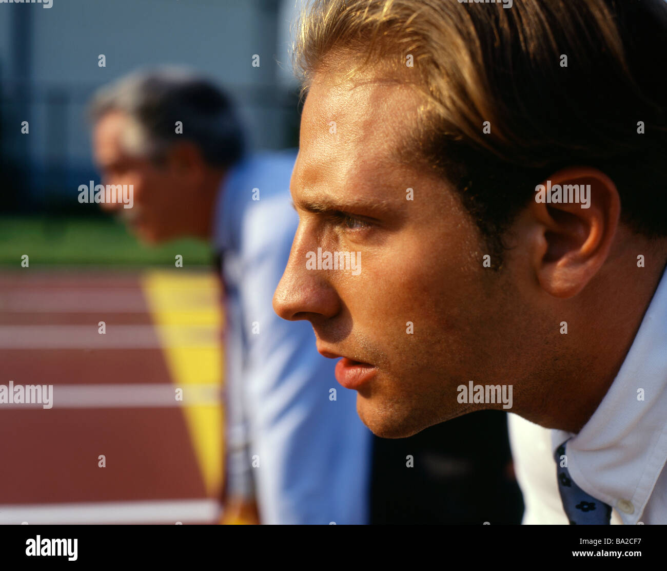 Businessmen competing concept Stock Photo - Alamy