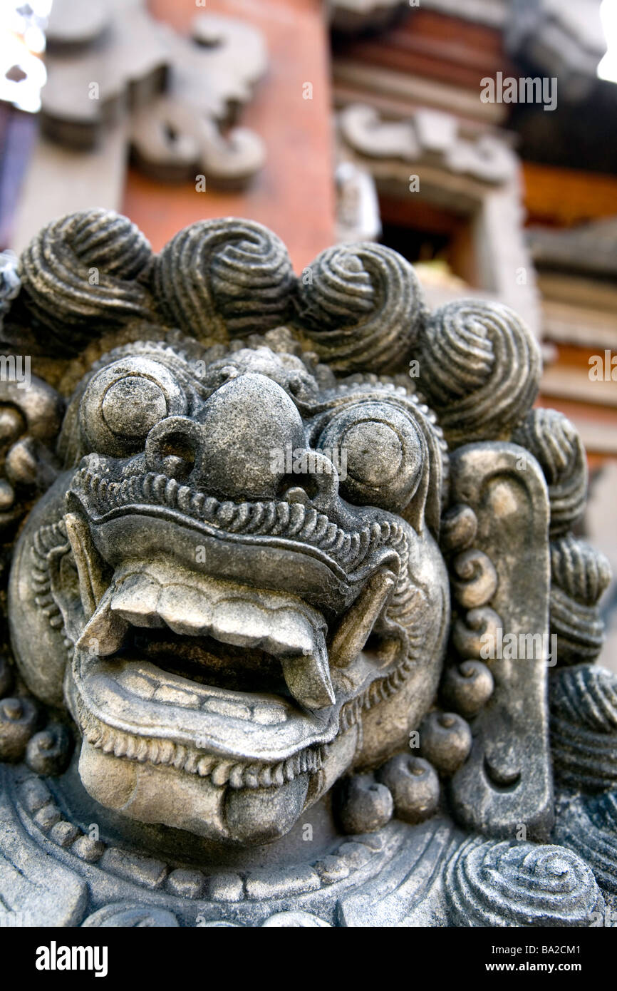 Indonesia, Bali, Kuta. Temple Statue Stock Photo - Alamy