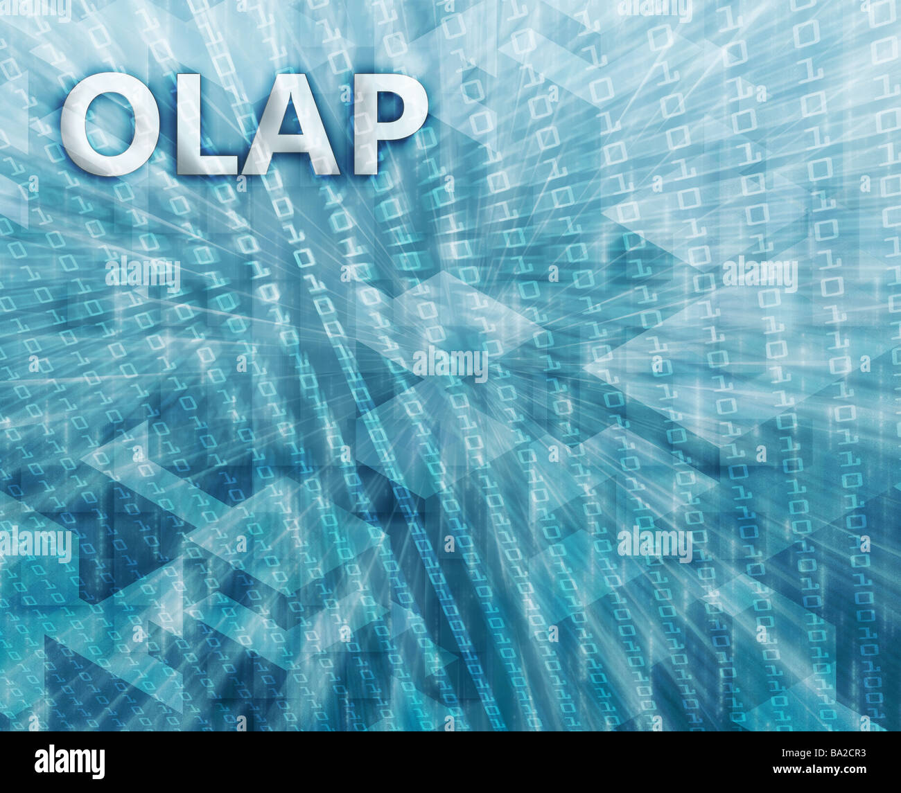 OLAP Business intellegence abstract computer technology concept ...