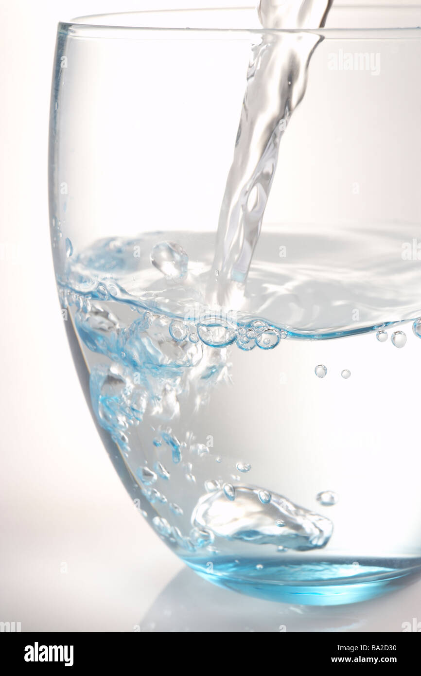 Pouring A Glass Of Water Stock Photo - Alamy