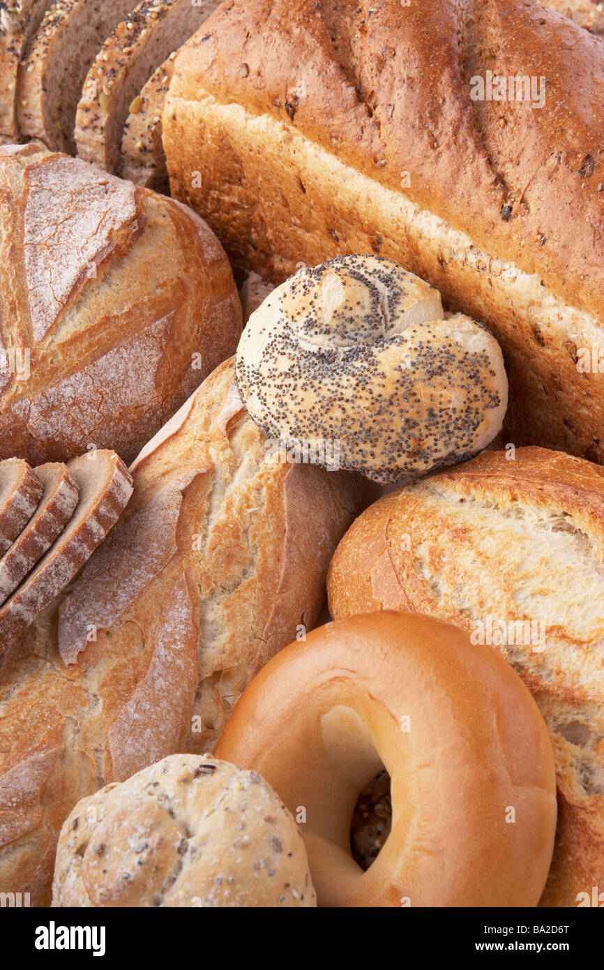 Variety Of Different Breads Stock Photo - Alamy