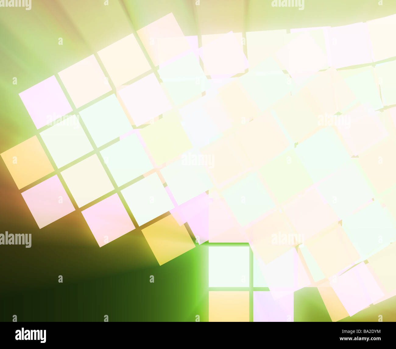 Abstract wallpaper illustration of geometric square shapes Stock Photo ...