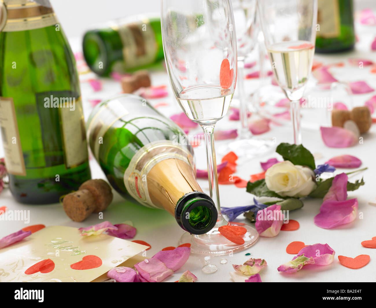 Empty champagne bottle bottles hi-res stock photography and images - Alamy