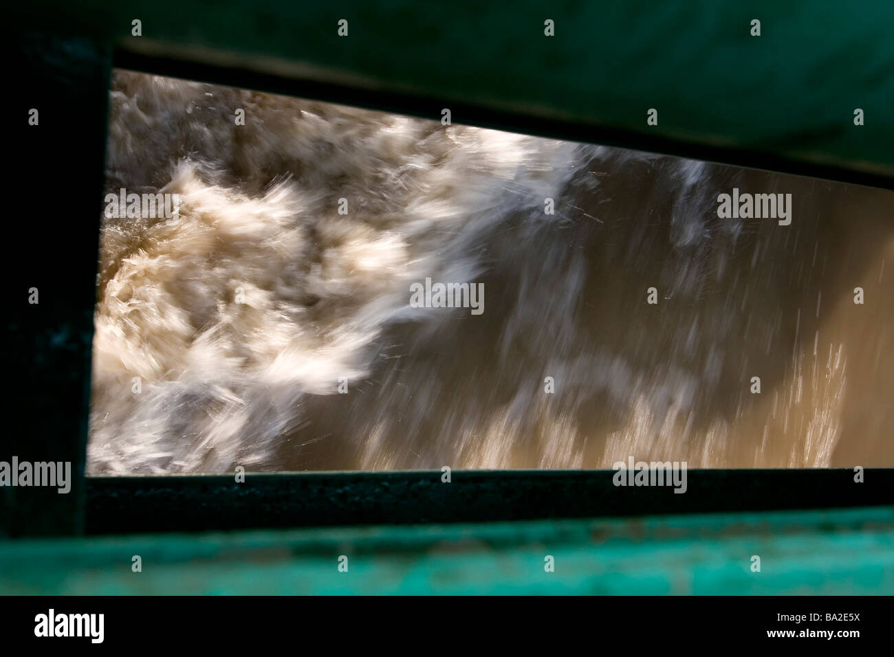 Water rushing into hut Stock Photo - Alamy