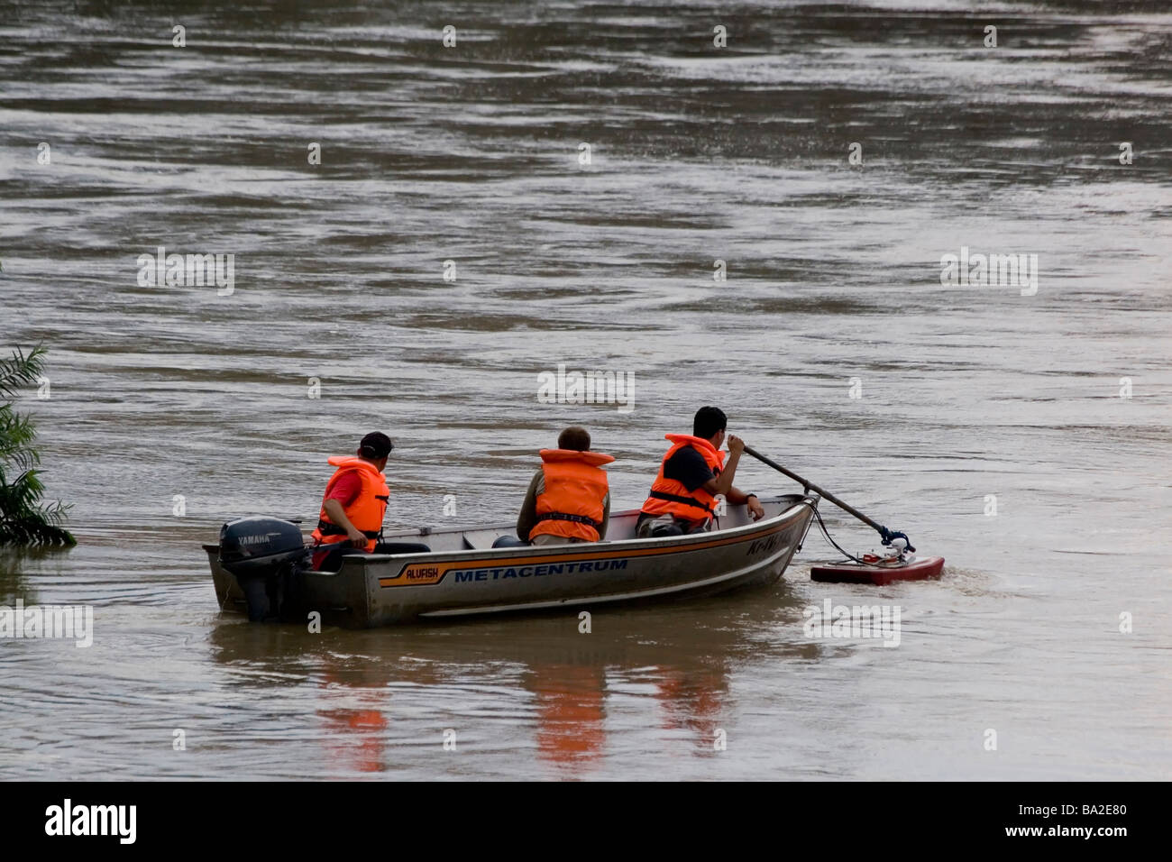Flood rescue boat hi-res stock photography and images - Alamy