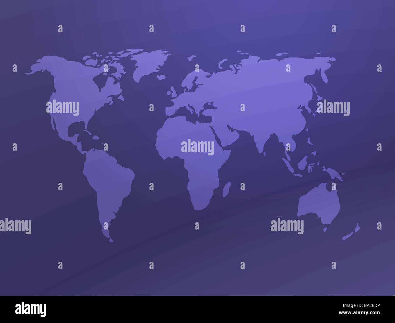 Map of the world illustration with abstract curved lines Stock Photo ...