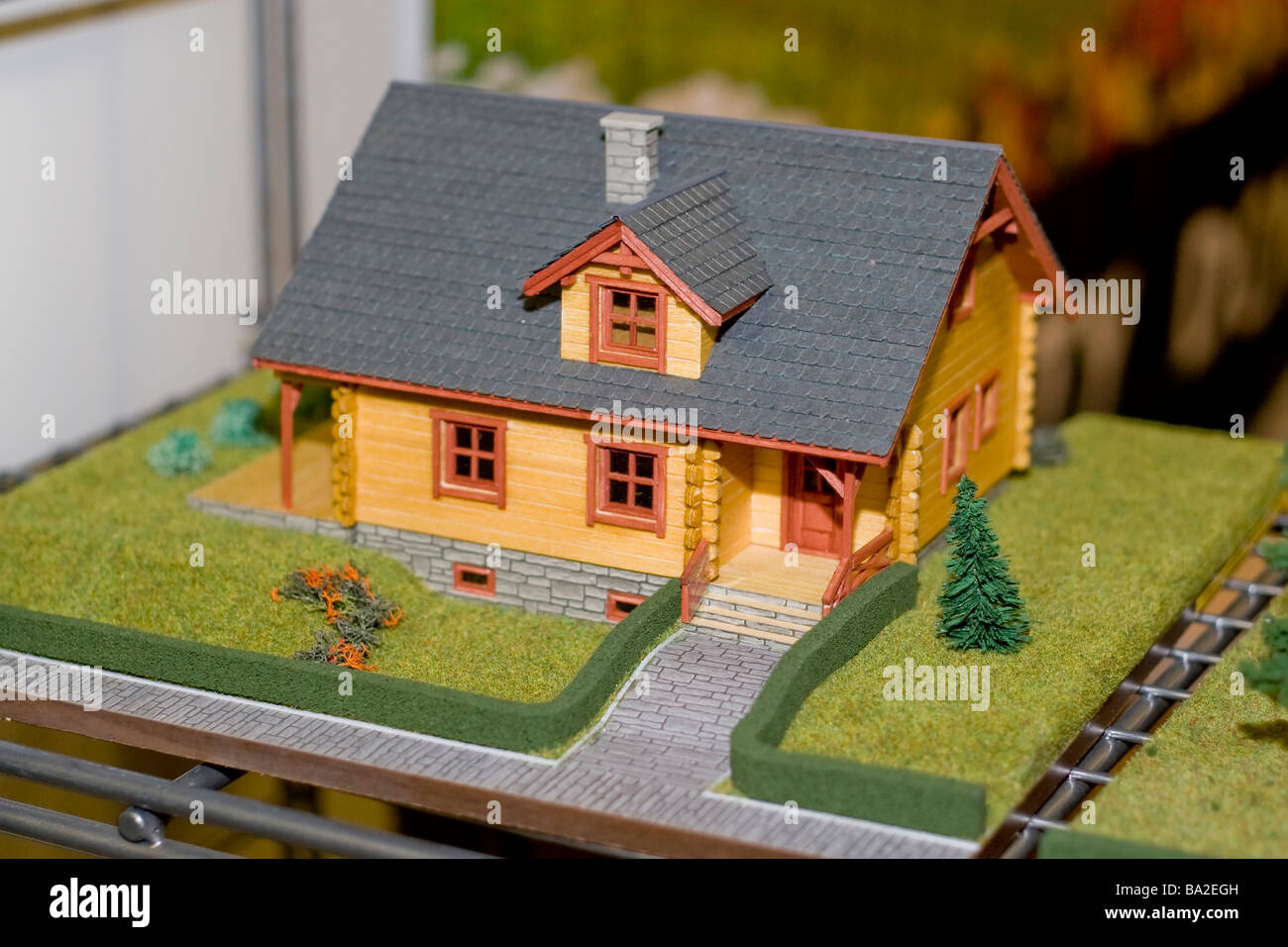 Model of a house Stock Photo - Alamy